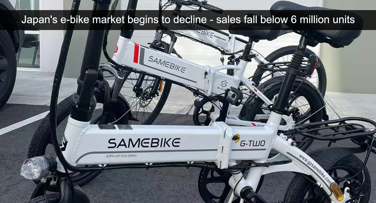 Japan's e-bike market begins to decline - sales fall below 6 million units