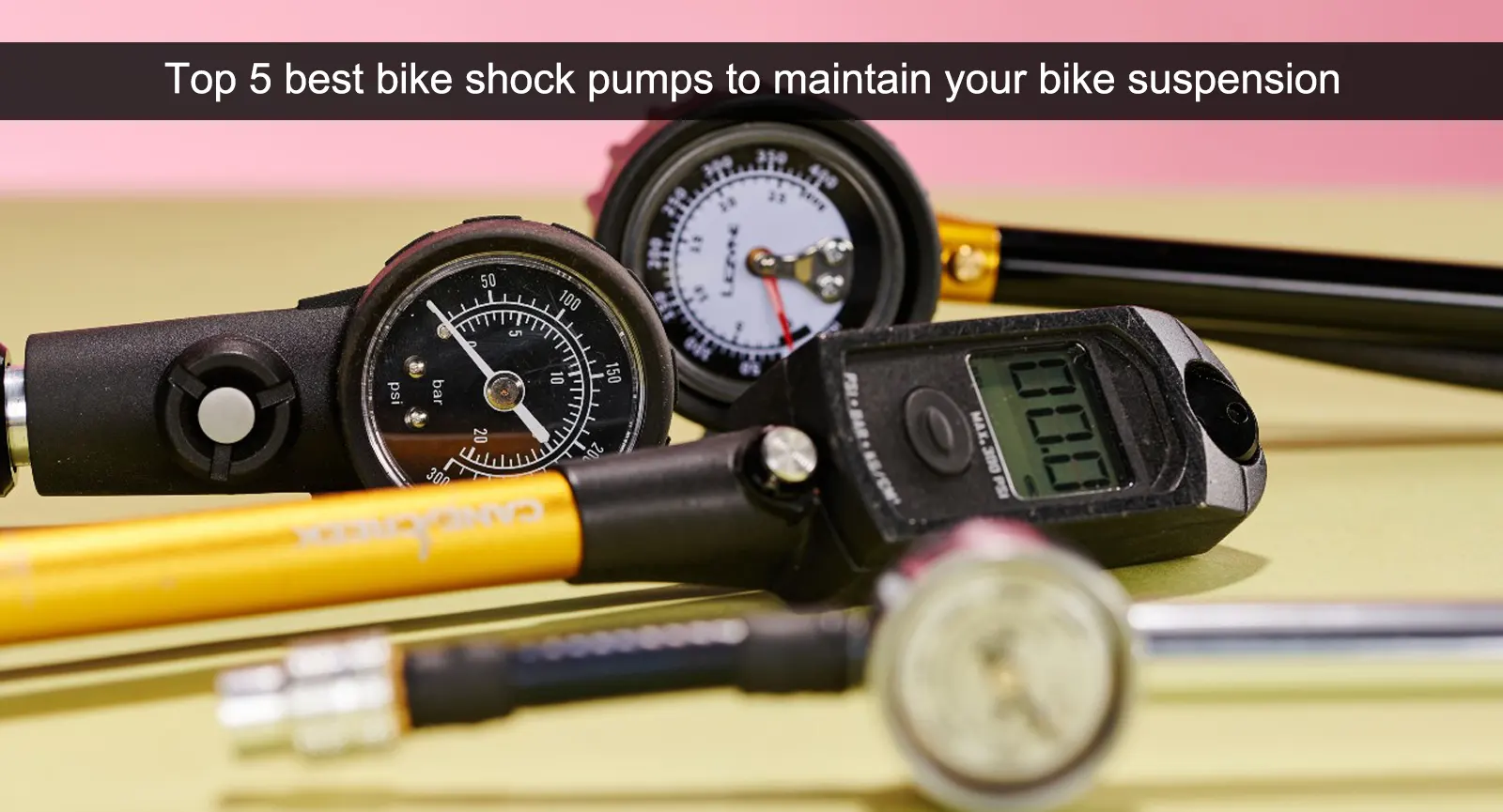 Top 5 best bike shock pumps to maintain your bike suspension