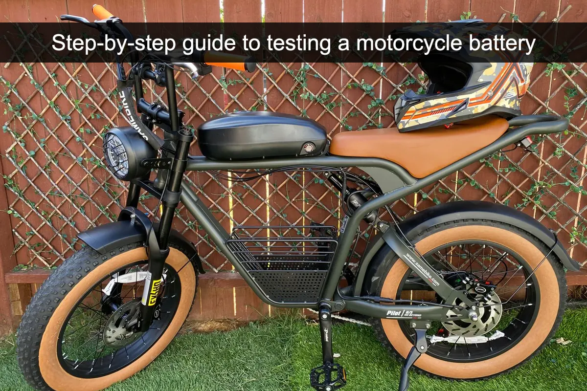 Teach you how to test a motorcycle battery step-by-step