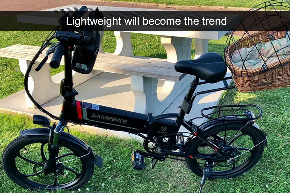 The future of electric bikes - lightweight, portable and fast